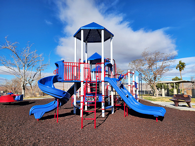Kids' paradise without the theme park prices. Barstow's public playgrounds offer family fun that won't require a second mortgage.