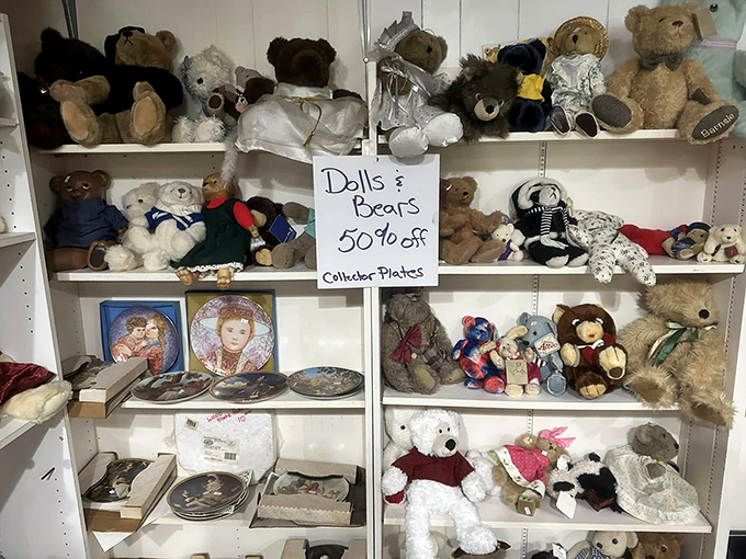 Teddy bears with stories to tell and collector plates that once graced grandma's china cabinet – waiting for their second act in your home.