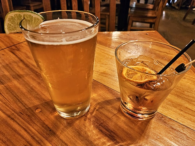 In the desert, these glasses contain more than just drinks – they hold the promise of good conversation and the perfect complement to mesquite-grilled perfection.