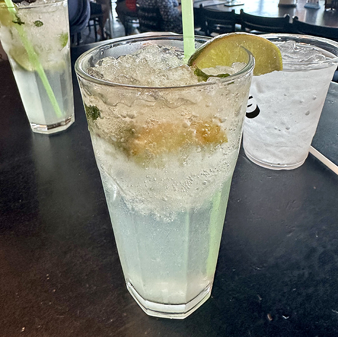 Cool, crisp, and refreshing—the perfect companion to a seafood feast. These drinks aren't just beverages; they're palate cleansers between crab-cracking sessions.