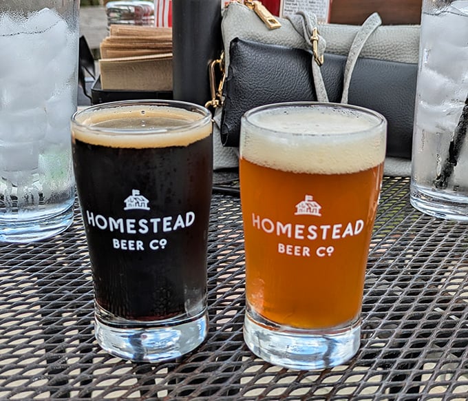 Two beers walk into a bar… and you're the lucky punchline. Homestead's craft brews offer a taste of local ingenuity in every sip.