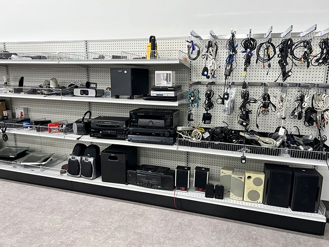 The electronics graveyard: where yesterday's cutting-edge technology awaits resurrection by tinkerers and budget-conscious optimists.