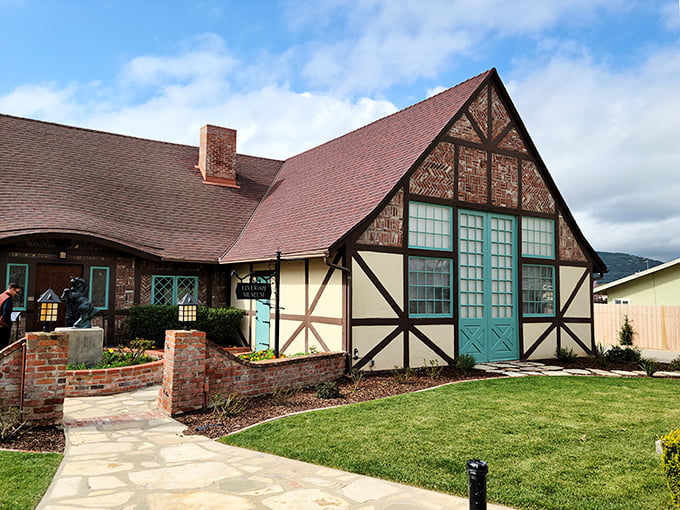 The Elverhøj Museum looks like it was plucked from a Danish countryside and gently placed in California. Those timber frames aren't just decorative – they're cultural ambassadors.