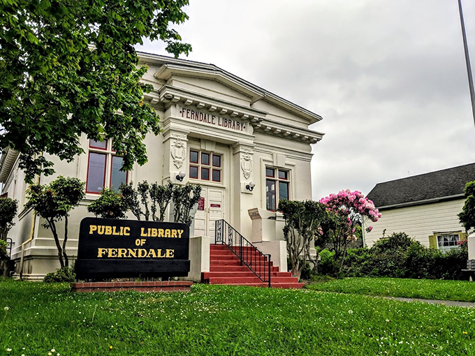 The Ferndale Library isn't just about books—it's a neoclassical temple to knowledge with columns that would make Thomas Jefferson nod approvingly.