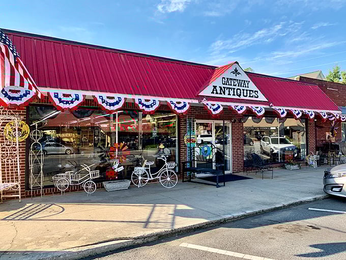 Gateway Antiques isn't just shopping – it's time travel with price tags, where yesterday's ordinary becomes today's conversation piece.