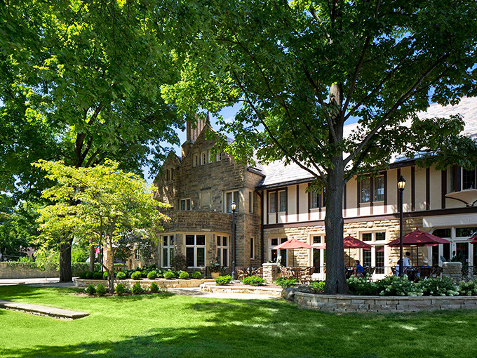 The Granville Inn's stone façade and manicured grounds channel English countryside charm, minus the need for a passport or umbrella.