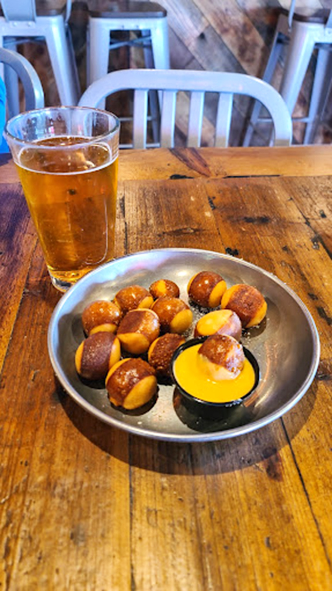 Pretzel bites and beer—a match made in Cincinnati heaven. The perfect shareable starter, assuming you're willing to share.