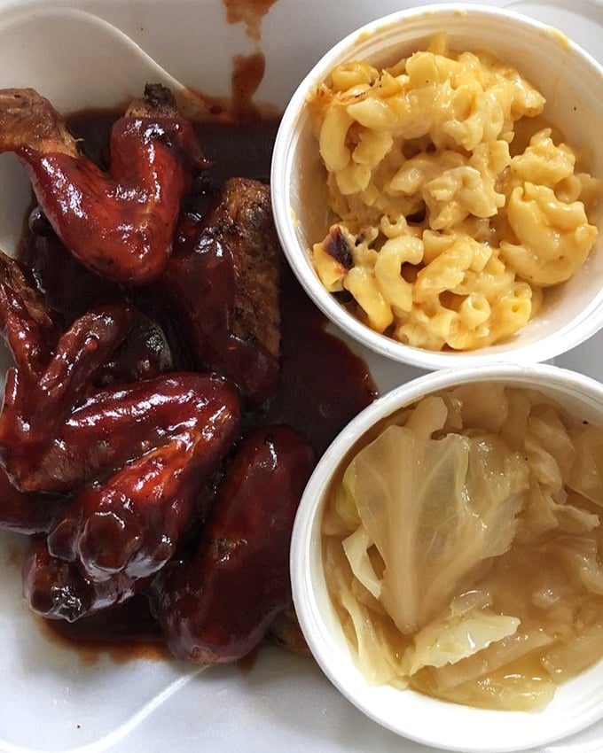 These ribs and mac and cheese aren't just a meal—they're a reason to invent time travel so you can experience this first bite again and again.