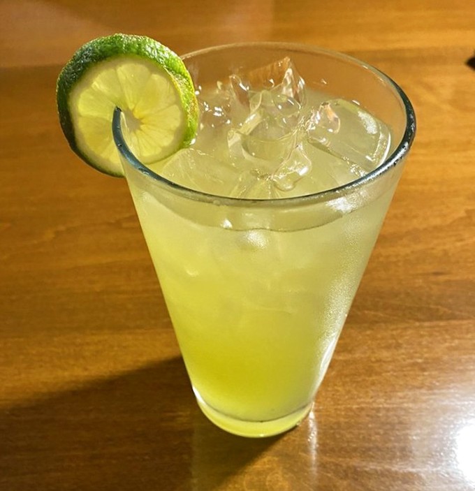 Nothing says "breakfast can wait" quite like a freshly squeezed margarita with a lime wedge perched on the rim like it owns the place.
