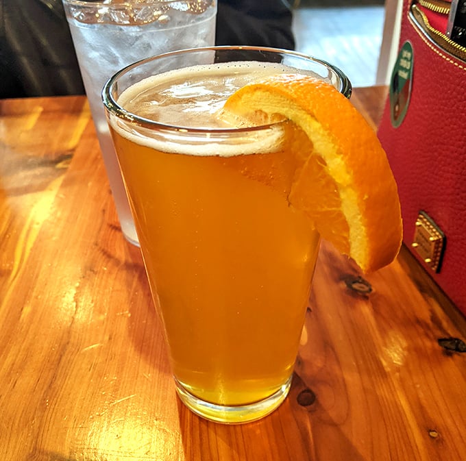 Nothing cuts through barbecue's richness like a crisp, citrusy beer. This tangerine wheat ale is practically performing a public service.