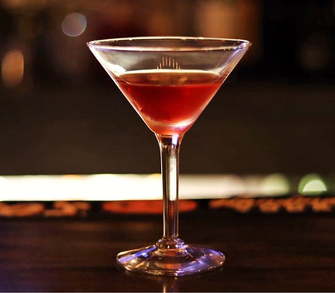A properly made Manhattan – because sometimes adults deserve a timeout that comes in a stemmed glass instead of a corner.