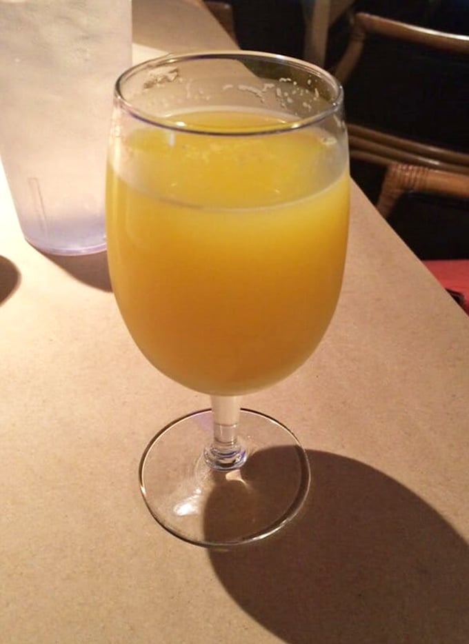 Sunshine in a glass! Their mimosas bring weekend vibes any day of the week—the perfect companion to seafood indulgence.