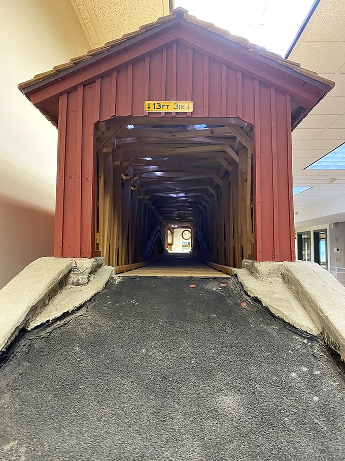 This miniature model captures the bridge's essence in surprising detail—proof that even scaled down, great architecture maintains its power to impress.