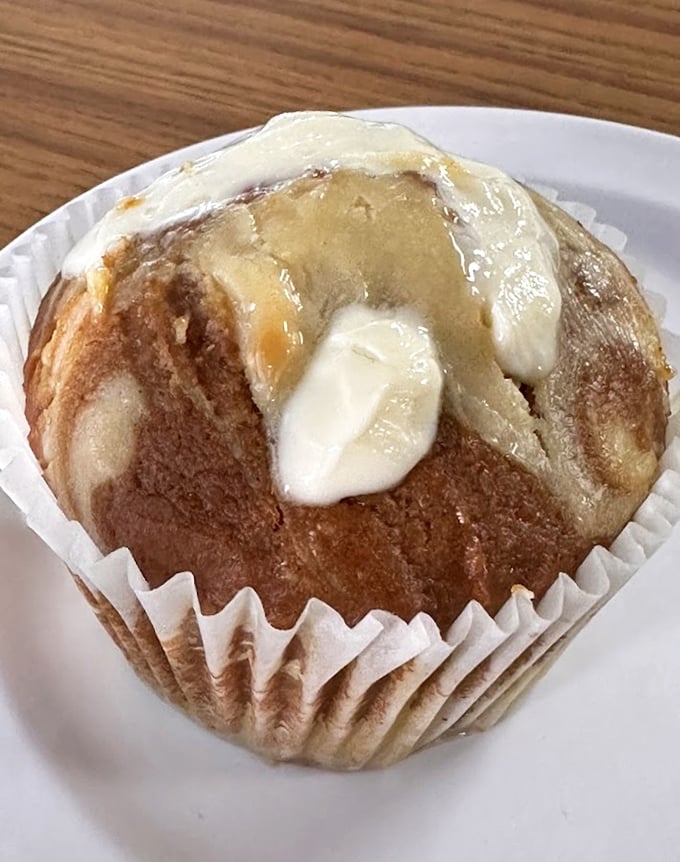 This isn't just a muffin – it's a buttery, hand-crafted masterpiece that makes those chain coffee shop versions look like distant, sad relatives.