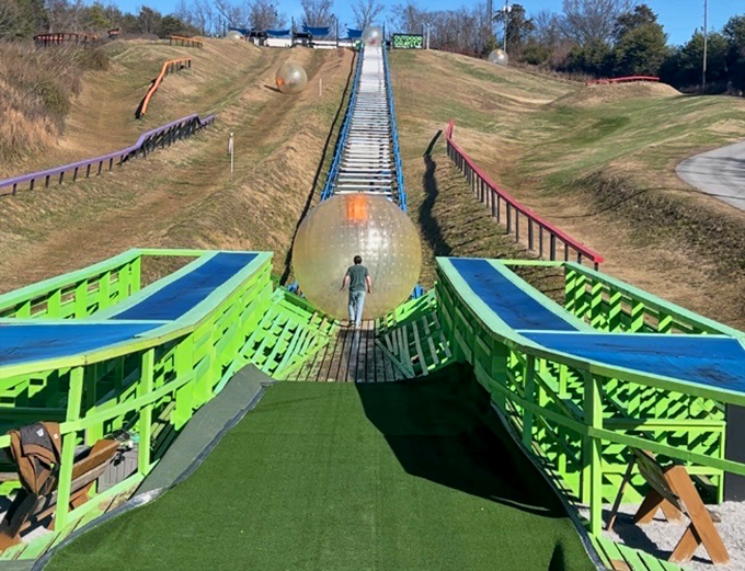 Choose your adventure: straight shot for maximum speed or zigzag for maximum disorientation. Either way, dignity is optional.