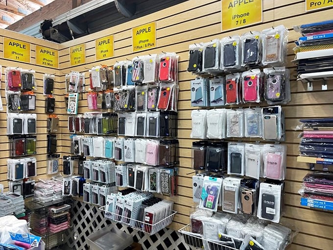 Modern meets vintage in this tech accessory wonderland. Even your smartphone deserves a stylish outfit change once in a while!