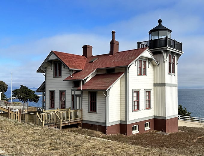 Point San Luis Lighthouse stands sentinel over the bay, a Victorian time capsule from when navigation required more than just asking Siri for directions.