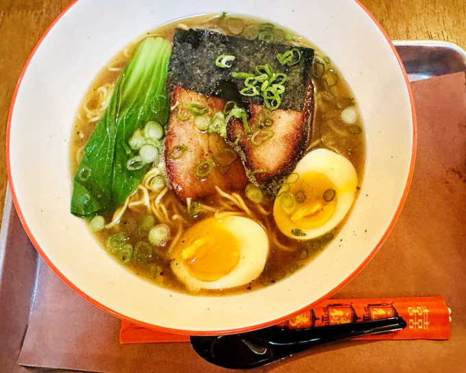 Who said barbecue joints can't do ramen? This bowl of comfort features smoky meat floating in rich broth – East meets West in the most delicious way.