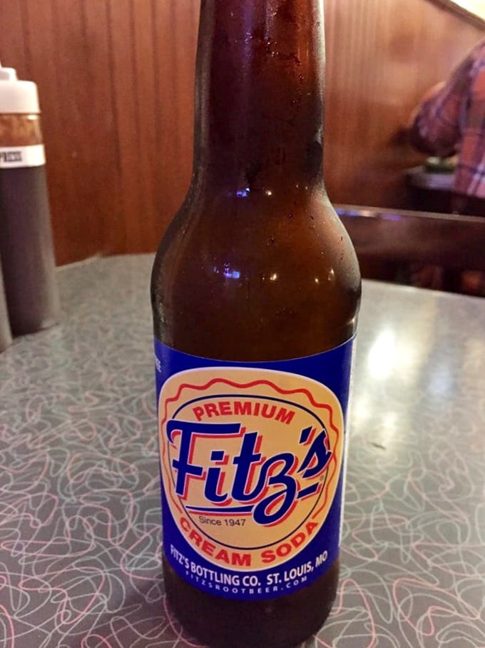 Nothing complements barbecue quite like a frosty bottle of Fitz's cream soda—a St. Louis tradition that makes your taste buds do a little Midwest happy dance.