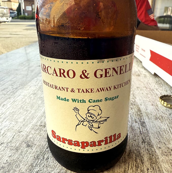 House-made sarsaparilla with real cane sugar—a nostalgic sip of Americana. Like finding a working jukebox that still plays your favorite songs.