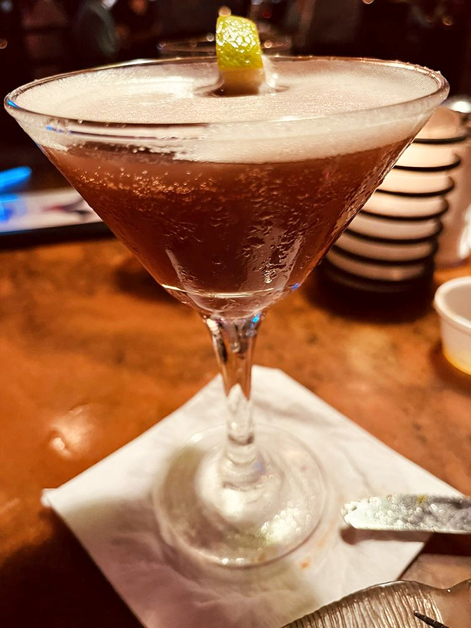 A South Beach Martini that brings Miami vibes to the Carolina coast.
