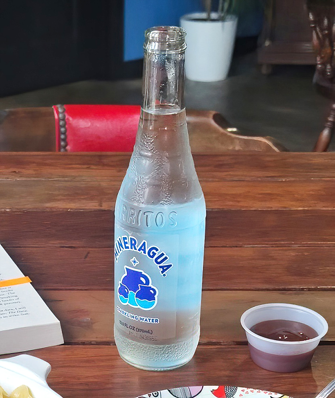 Even the sparkling water gets the royal treatment here, served alongside house-made sauce that's worth bottling and taking home by the gallon.