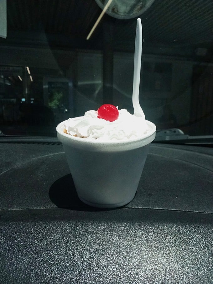 Ice cream sundaes taste better in styrofoam cups on car dashboards—it's science. The cherry on top isn't just garnish, it's a promise.