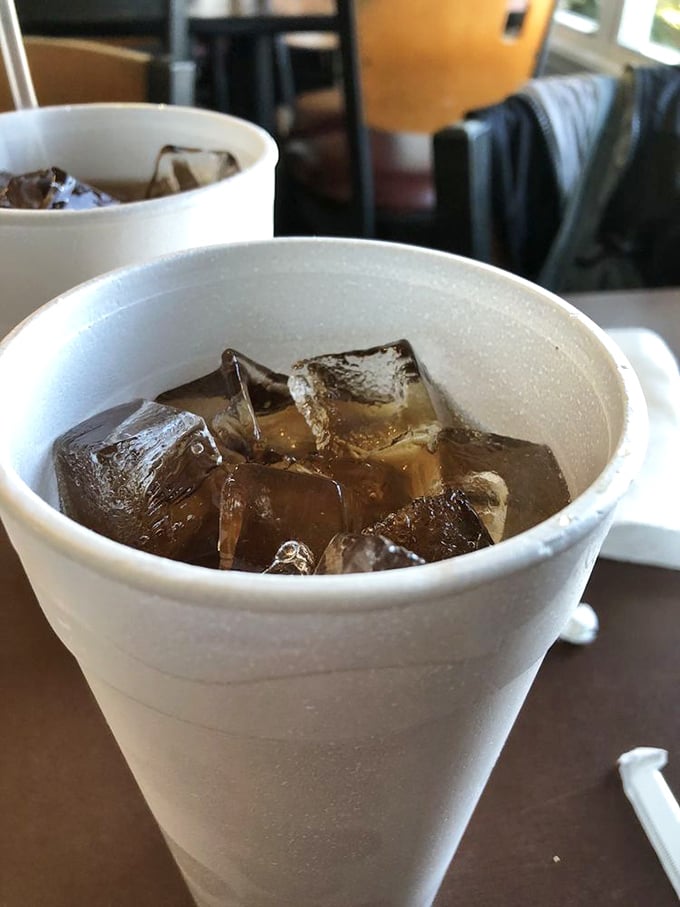In the South, sweet tea isn't just a beverage—it's practically a constitutional right, served properly in a styrofoam cup with enough ice to survive Florida heat.