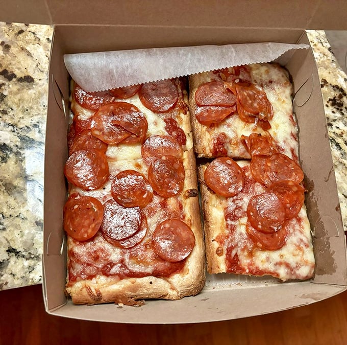 Fresh from the oven, this cheese pizza proves that sometimes the simplest things in life – like perfectly melted cheese on homemade dough – are the most satisfying.