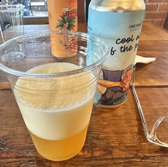 Cold beer in a plastic cup—the champagne flute of barbecue culture. Simple, unpretentious, and exactly what you need when your lips are tingling with spice.