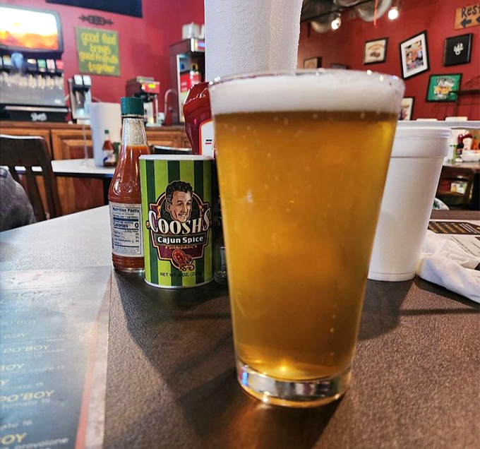 Cold beer, hot sauce, and Cajun spice—the holy trinity of refreshment when you're diving deep into Louisiana-inspired cuisine.