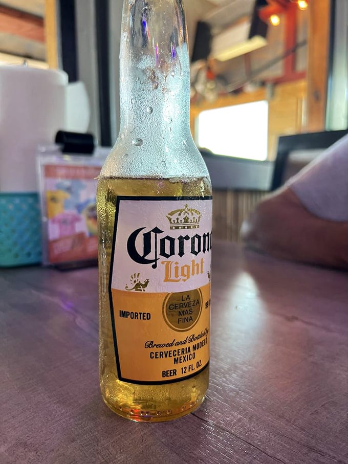 Nothing pairs better with beachside seafood than an ice-cold Corona – it's like the universe created this combination specifically to make Floridians happy.
