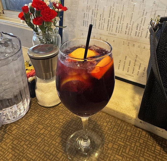 Blackberry sangria that's prettier than a sunset and twice as refreshing on summer evenings.
