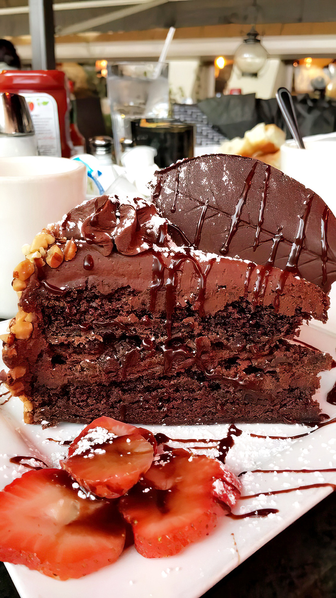 Chocolate cake this decadent should probably require a warning label – proceed with joyful abandon.