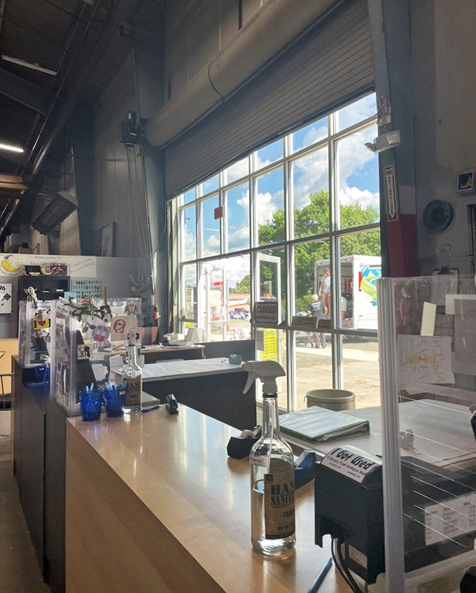 The check-out counter – that bittersweet moment when you must decide which treasures actually fit in your car.