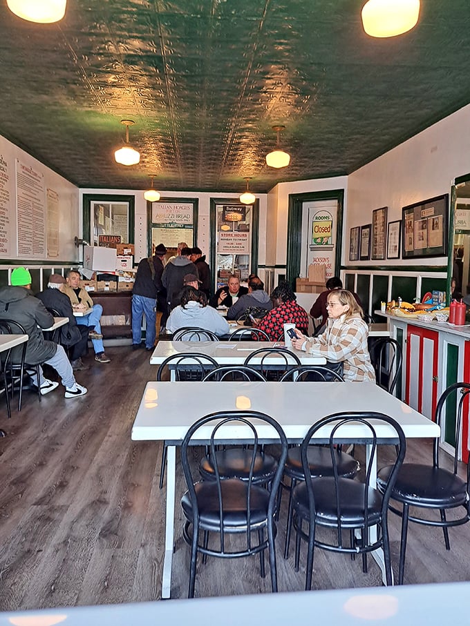 Lunchtime at The Jackson House isn't just eating—it's a community gathering where strangers become friends united by the universal language of great food.
