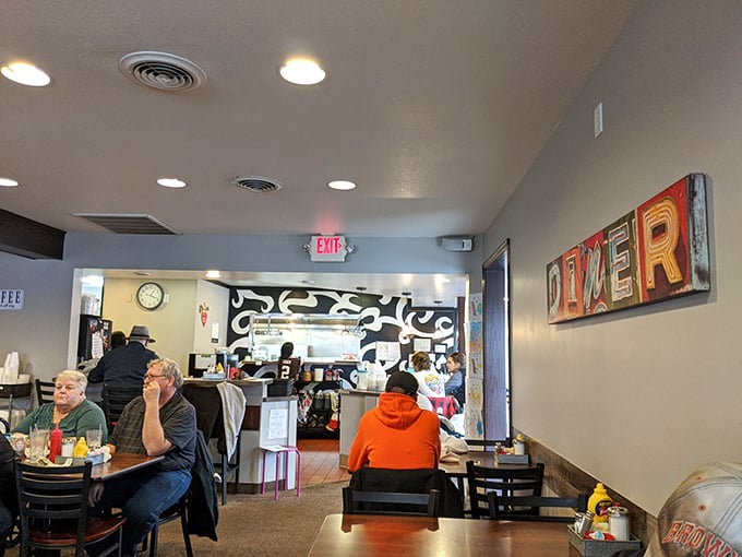 Where locals gather to start their day right. Notice the lack of phones—real conversation happens when the food is this good.
