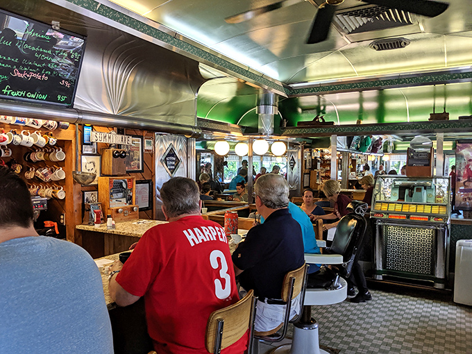 Where strangers become neighbors. The counter at Daddypops isn't just for eating—it's Pennsylvania's unofficial town hall.