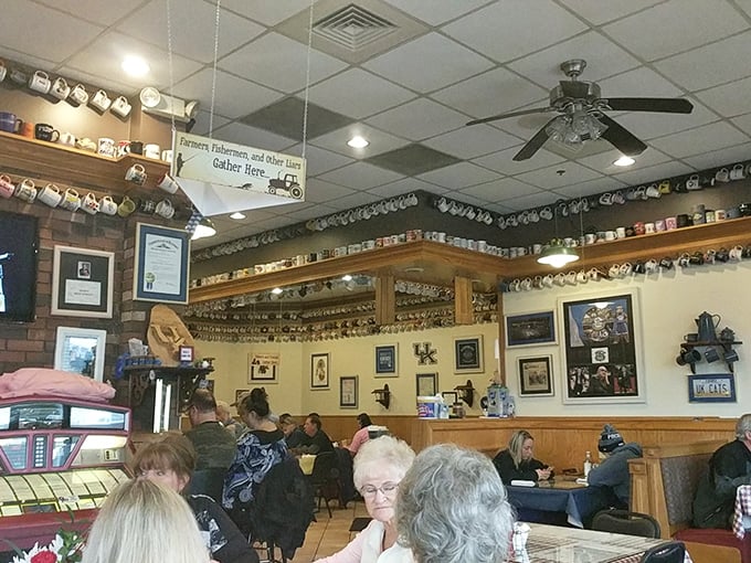 The breakfast crowd knows quality when they taste it, gathering here like old friends sharing morning secrets.