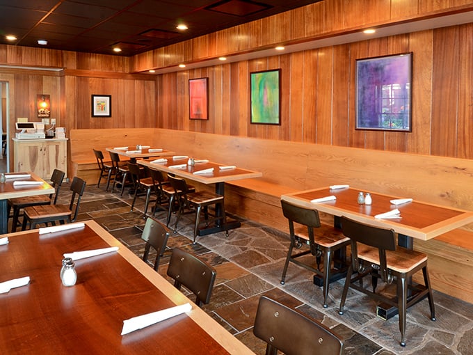 Wooden tables that have witnessed countless BBQ epiphanies. The kind of place where napkins aren't optional and food envy is guaranteed.