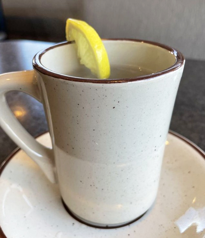 That's not just hot tea with lemon—it's morning meditation in a mug, the perfect companion to whatever comfort food you've chosen.