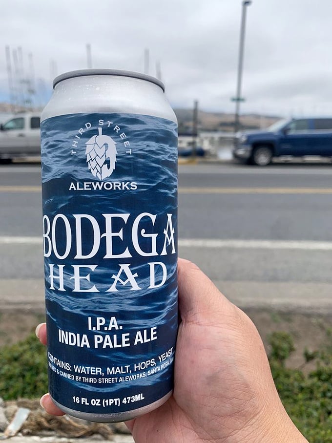 Nothing complements fresh seafood like a local brew. This Bodega Head IPA is the liquid equivalent of the coastal view. 