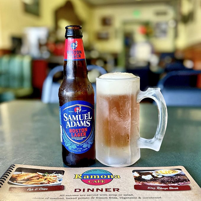 When a frosty mug meets a classic lager, it's not just a drink—it's an intermission between breakfast and dinner.