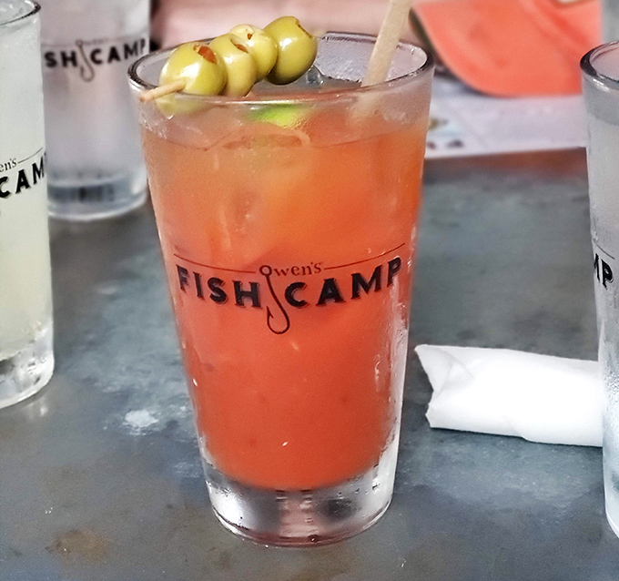 Their Bloody Mary comes accessorized better than most people at brunch – those olive skewers aren't just garnish, they're an appetizer.