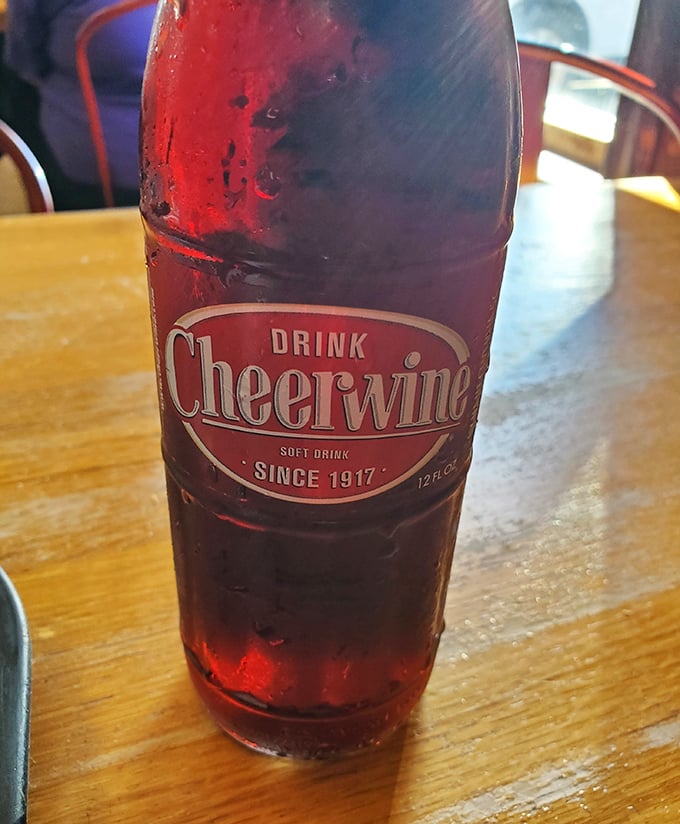 Cheerwine and barbecue—a North Carolina love story as old as time. This ruby-red soda cuts through the rich pork like a charm.