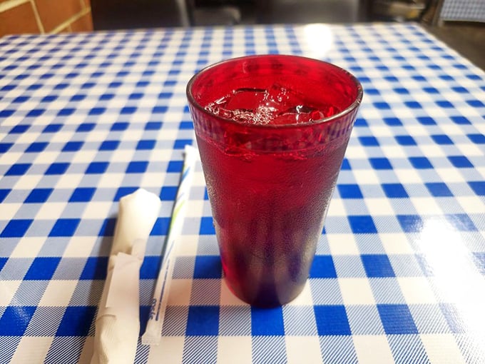 That ruby-red sweet tea, glistening with ice in the Georgia heat—the unofficial champagne of the South.