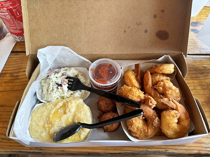 Gulf shrimp so plump and perfect, they practically leap from the plate with coastal pride and flavor.