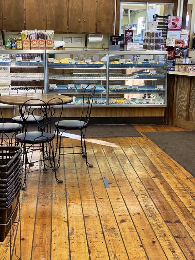 The bakery's interior feels like stepping into your grandmother's kitchen—if your grandmother happened to be an exceptional baker with commercial-grade equipment.