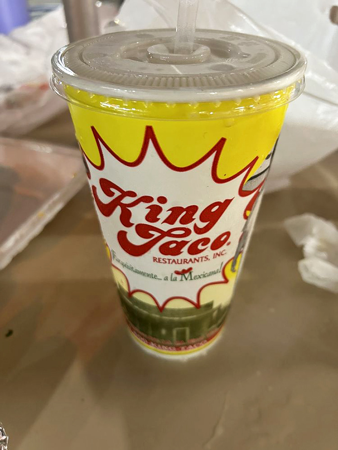The horchata at King Taco doesn't just quench thirst—it soothes souls. That cinnamon-kissed rice milk is basically dessert in a cup.