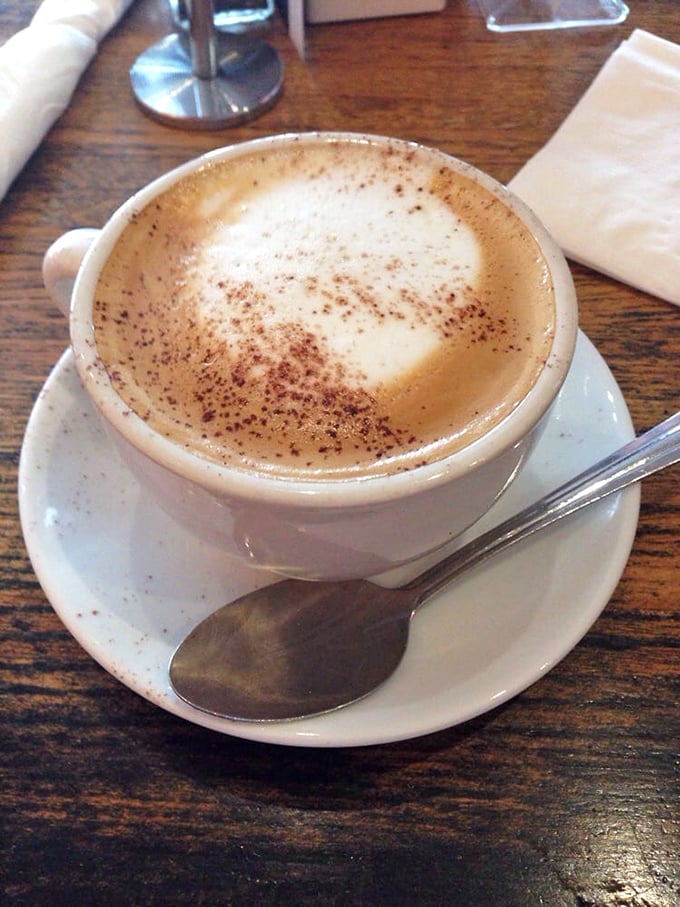 That perfect latte art isn't just Instagram-worthy – it's proof that even coffee gets the royal treatment here.